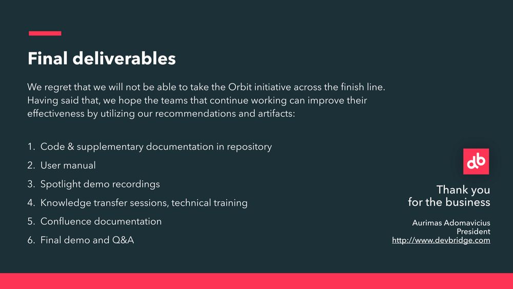 The secret source: End an engagement